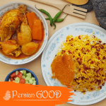Zereshk Polo ba Morgh | Persian Barberry Rice with Chicken recipe ...