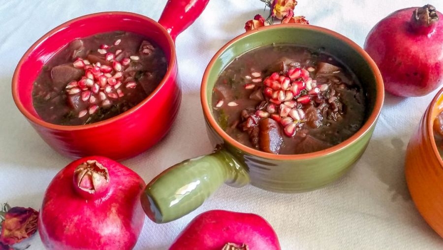Persian Pomegranate stew | Ash-e Anar recipe - PersianGood