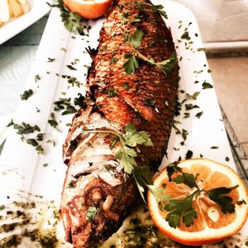 Mahi Shekam Por | Persian Stuffed Fish Recipe recipe - PersianGood